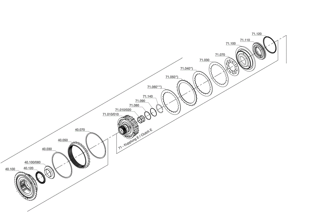 0CM - AL450, ZF8HP45/70/55, 8HP70/55