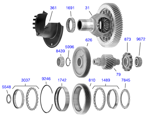 6T70, 6T75 (6F50-Ford), 6F55