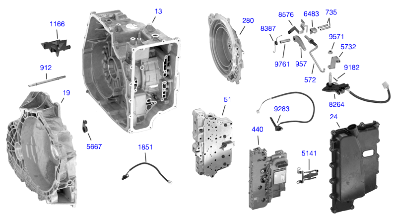 6T70, 6T75 (6F50-Ford), 6F55