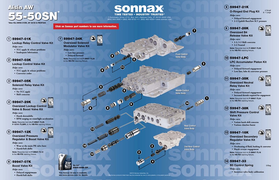 AW55-50SN, AW55-51SN, AW55-50, (AF33, RE5F22A)