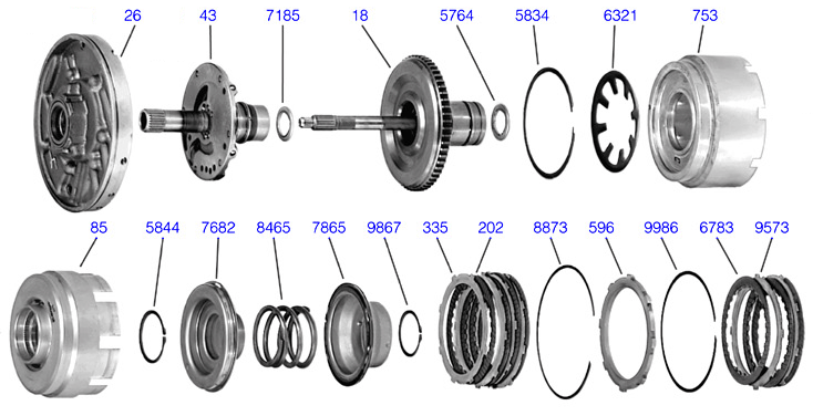 A604, 40TE, 41TE, 41TES